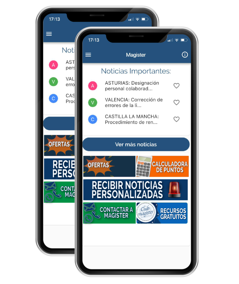 App para profesores - Magister