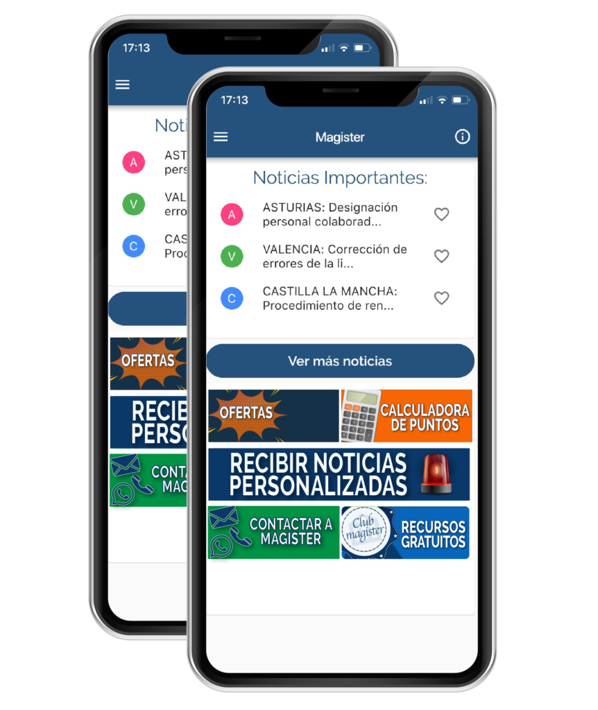 App para profesores - Magister