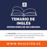 Temario Oficial de Inglés - Oposiciones de Secundaria